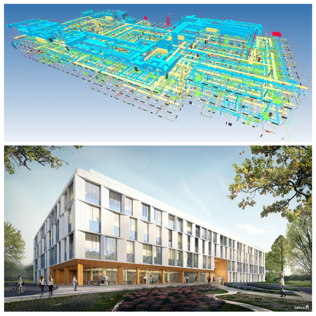 Digitale TGA-Planung mit BIM – Klinikum Robert Koch Gehrden - Rieker